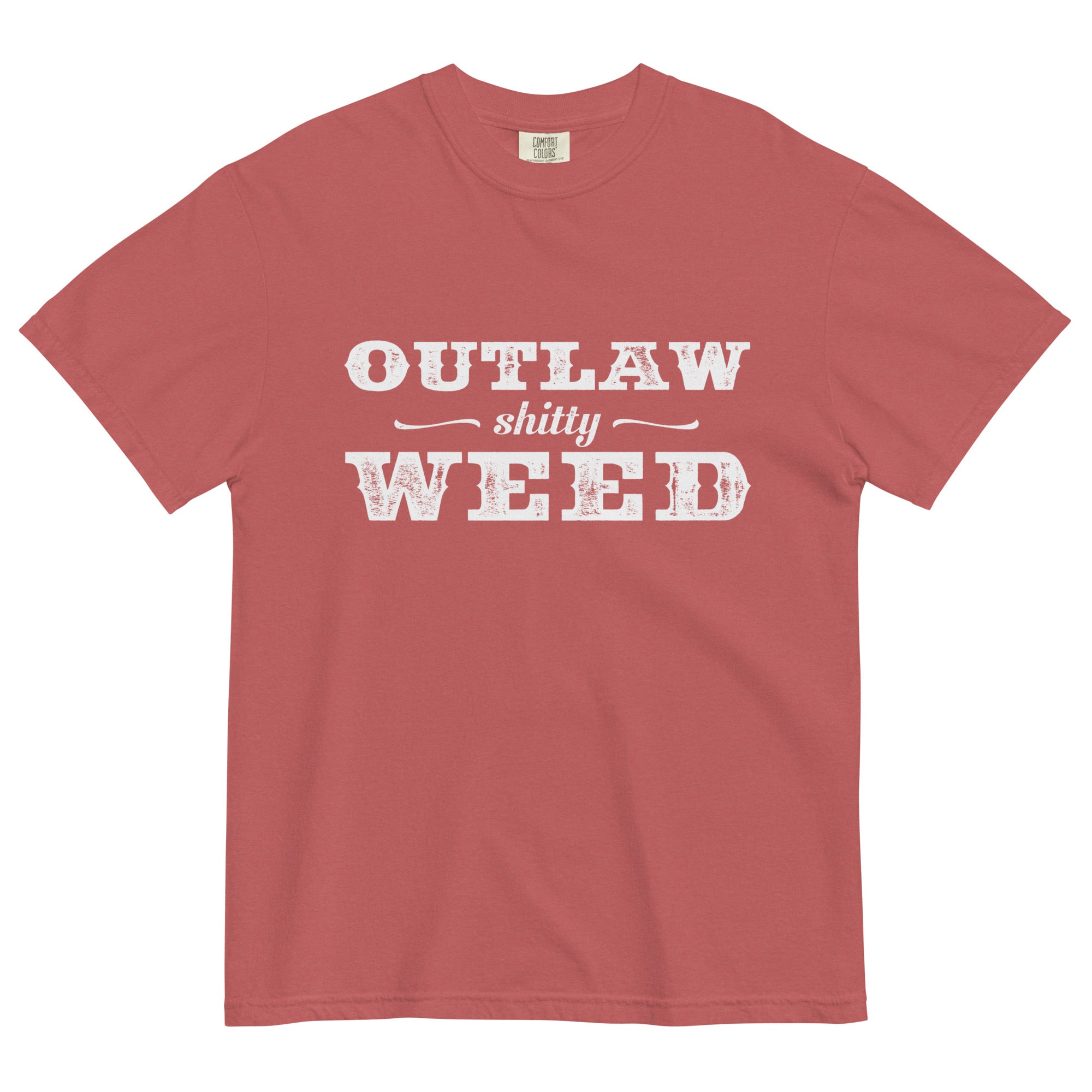 Highly Illegal: Outlaw Shitty Weed T-Shirt - Hilariously Bold Cannabis